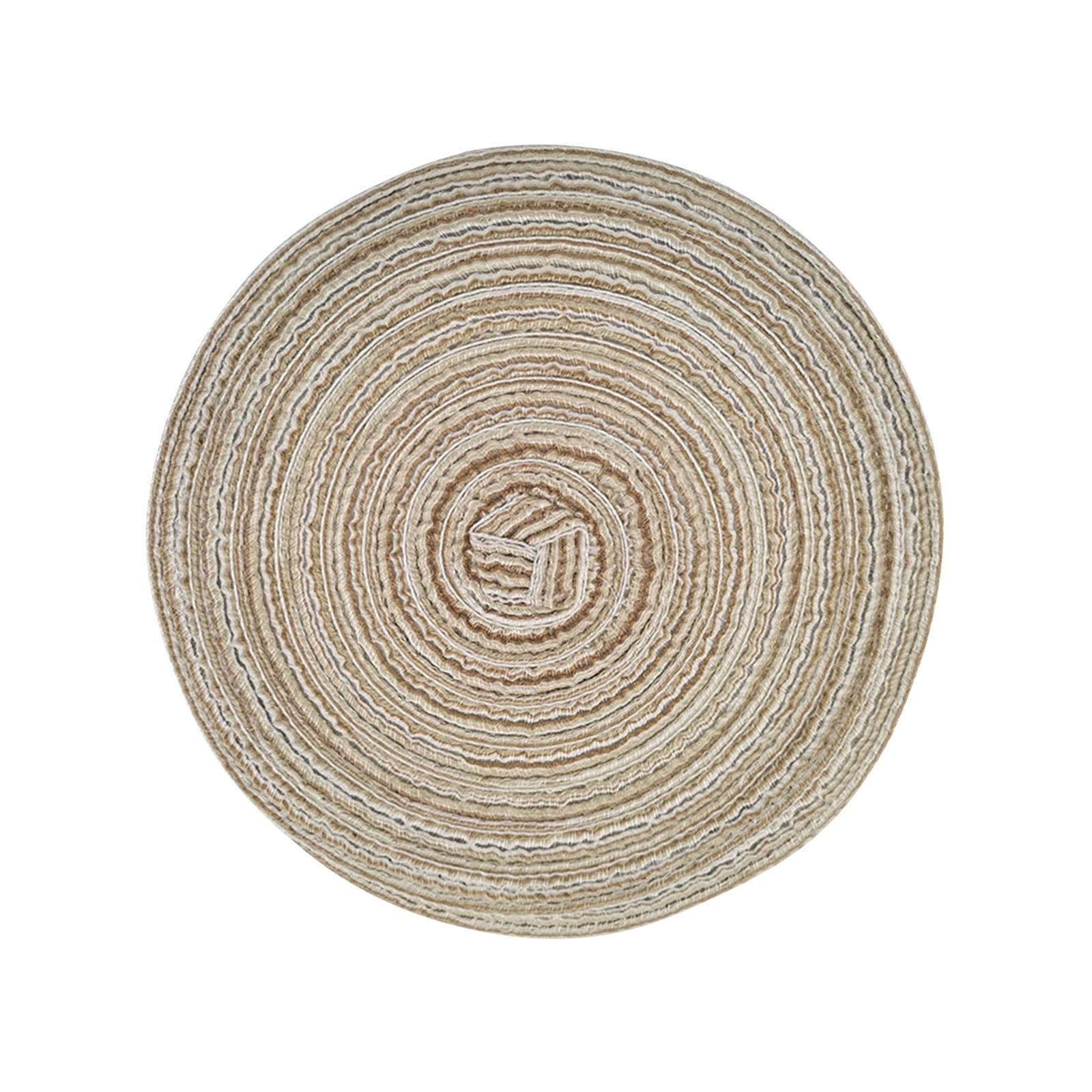 Antiskid Heat Insulation Mats Nnitting Circle Table Placemat Dinner ...