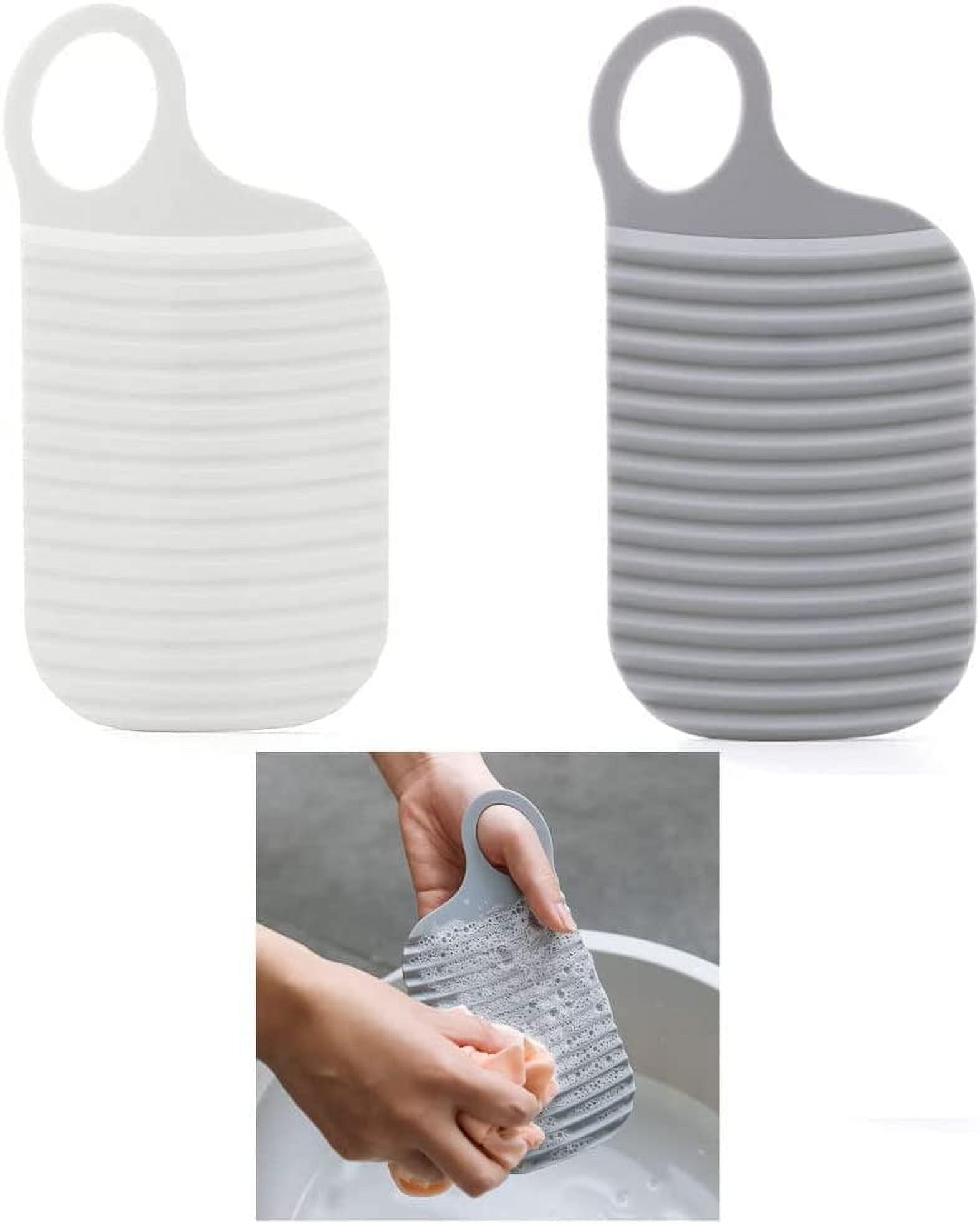 Antiskid Mini Washboard, 2 Pcs Travel hand Double sided Washboard ...
