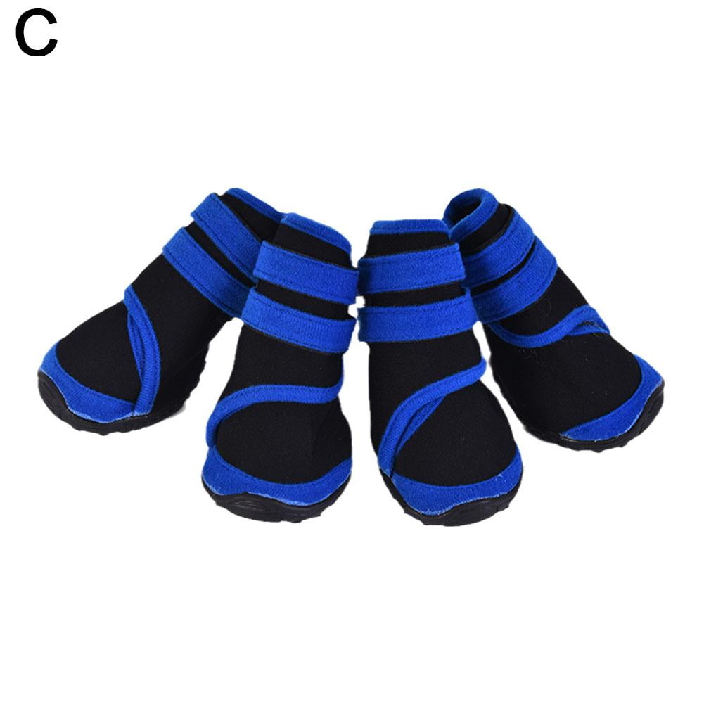 Antiskid Puppy Shoes Pet Dog Anti-slip Boots Footwear Thick Warm Socks ...