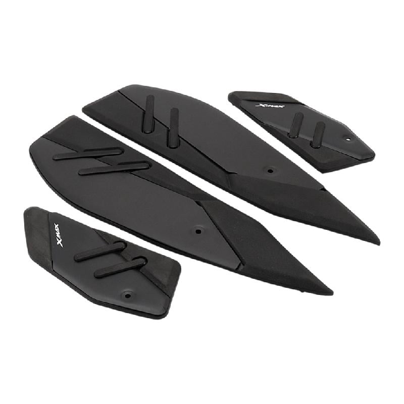 Antislip Motorcycle Foot Peg Pads Metal Rubber Covers Footrest Pedal ...