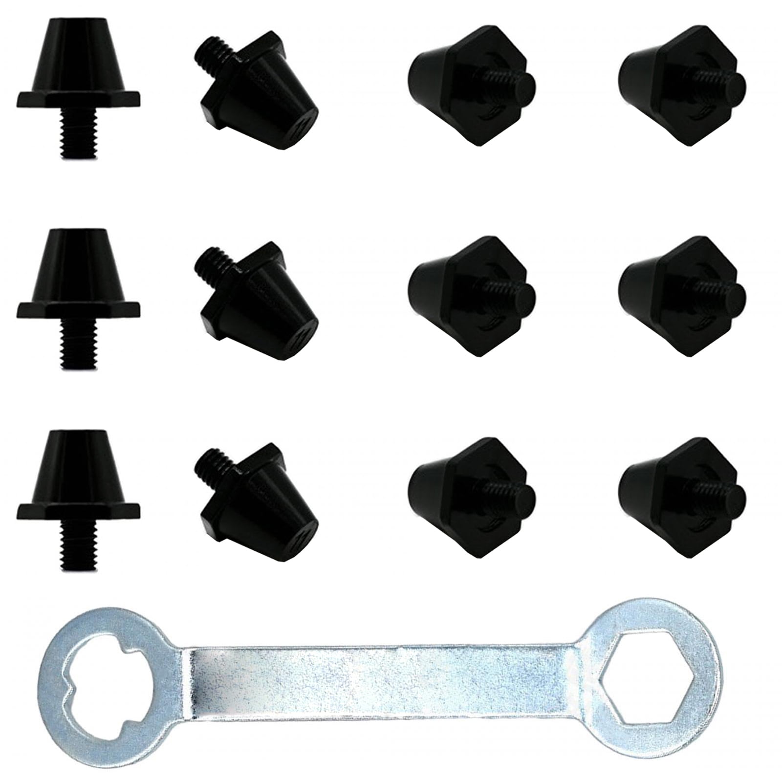 Antislip Soccer Shoe Replacement Screw In Cleats Aluminum Alloys ...