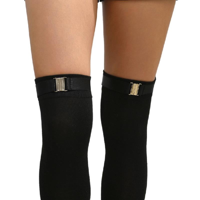 Antislip Thigh High Garter Belt Elastic Adjustable Boot Socks Leg ...