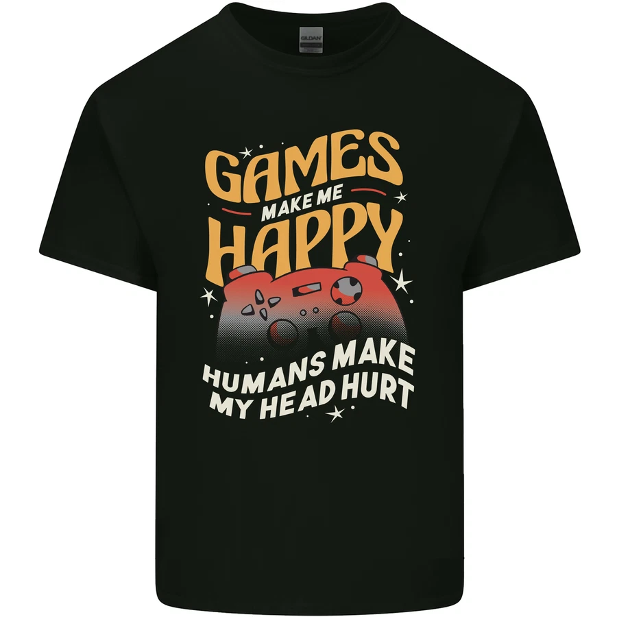 Antisocial Gamer Video Gaming Joypad Retro Hobby Cotton Tee Shirt,for ...