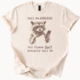 Antisocial Raccoon T-Shirt Funny Animal Lover Tee Introvert Humor Shirt ...