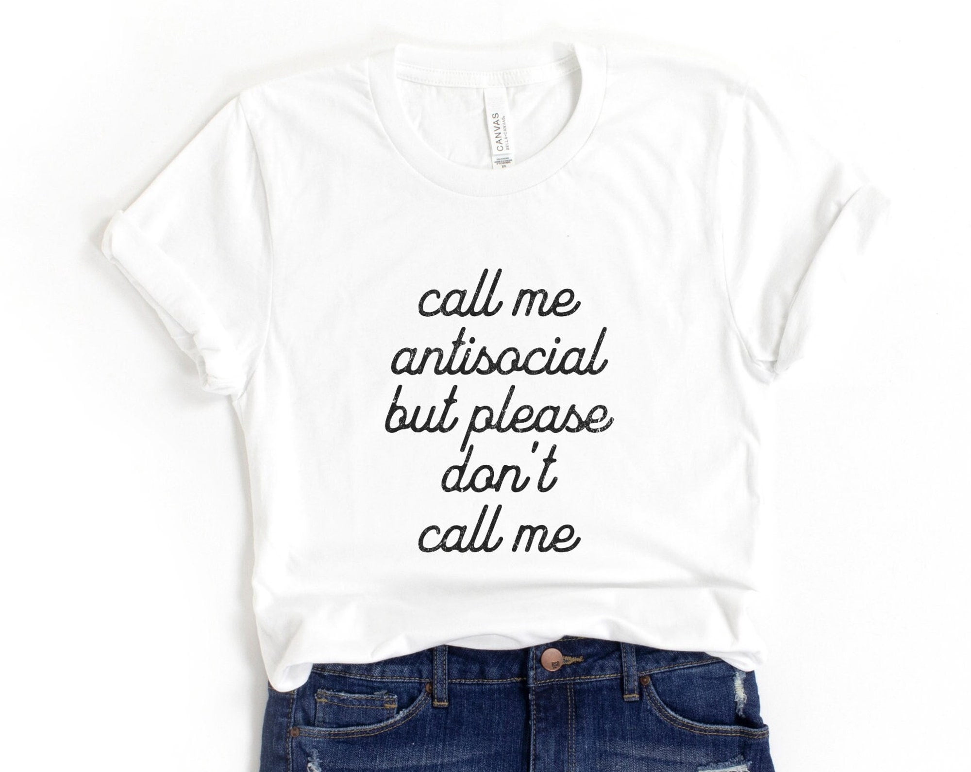 Antisocial Shirt Funny Introvert Shirt Sarcastic Shirt Call Me ...