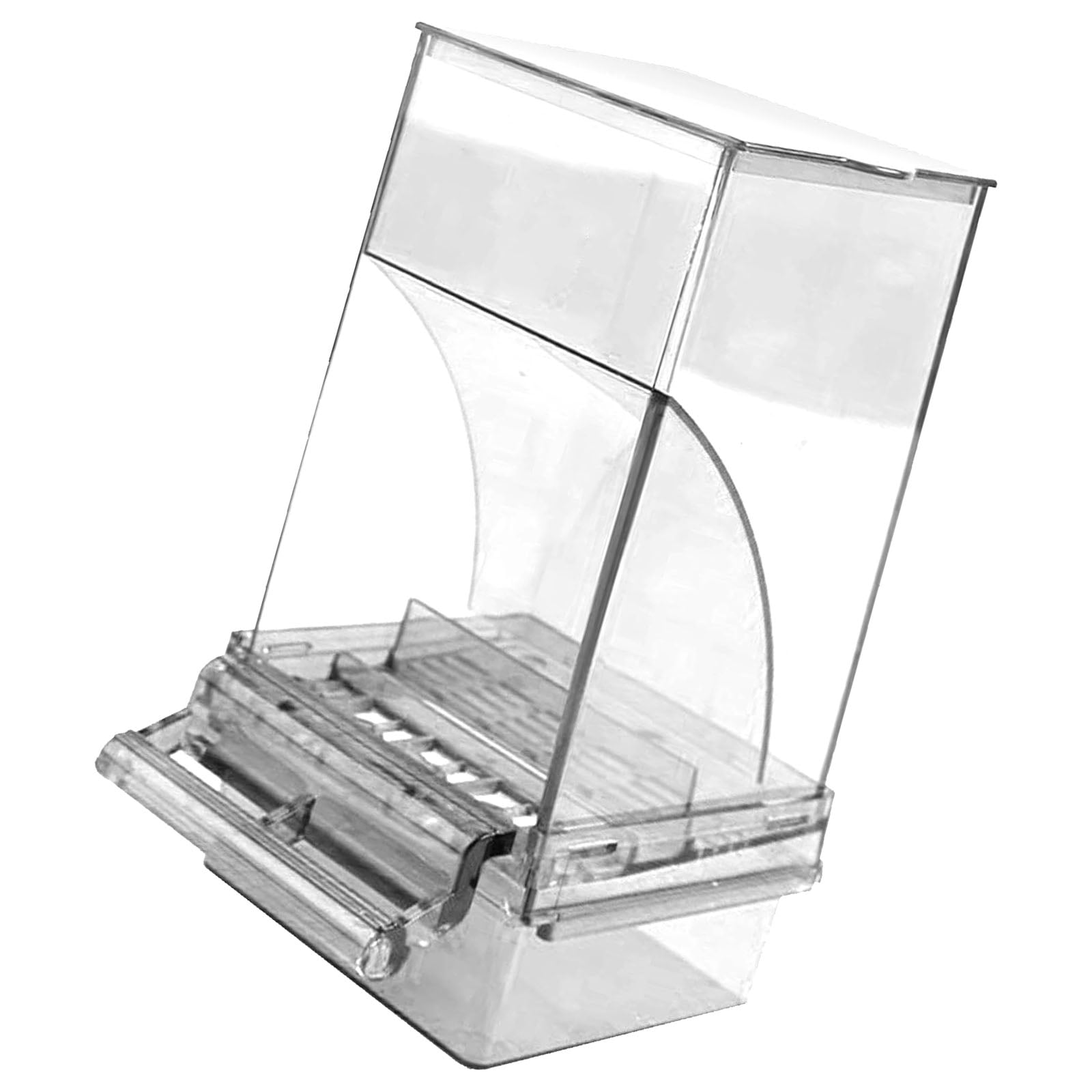 Antispill Parrots Feeder Bird Dispenser Automatic Bird Container ...