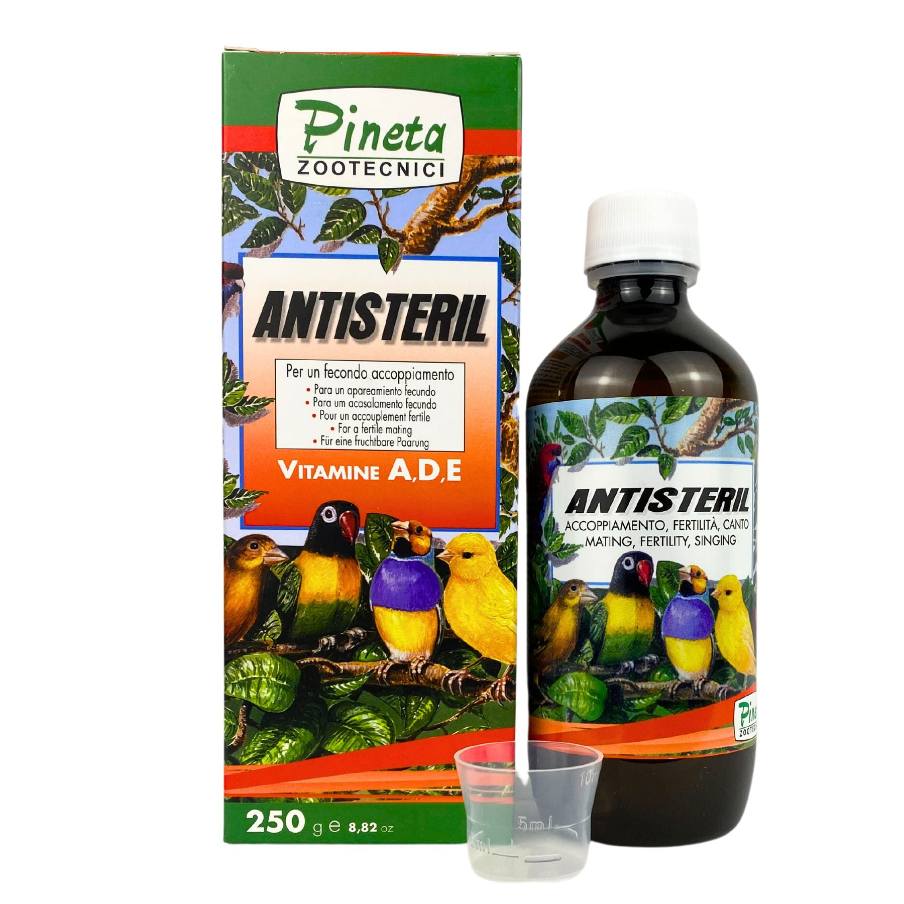 Antisteril vitamin A, D, E for mating, fertility and singing (250g ...