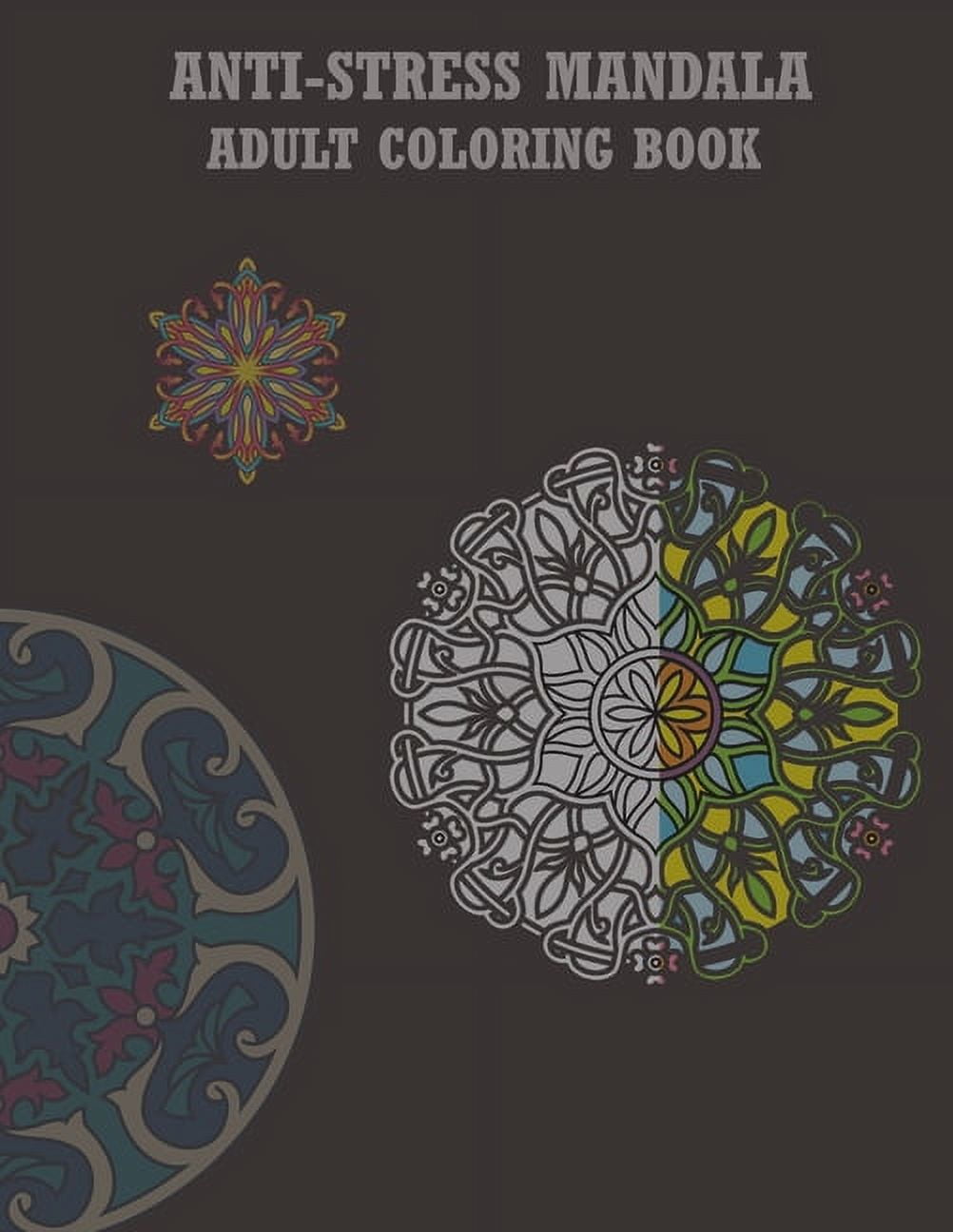 Antistress Mandala Adult Coloring Book : This Book with New Design ...