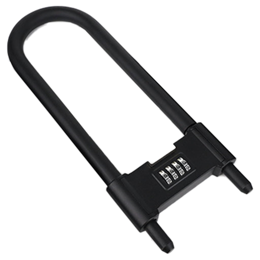 Antitheft 4 Digit Combination Lock Adjustable Long Shackle Lock Safety ...
