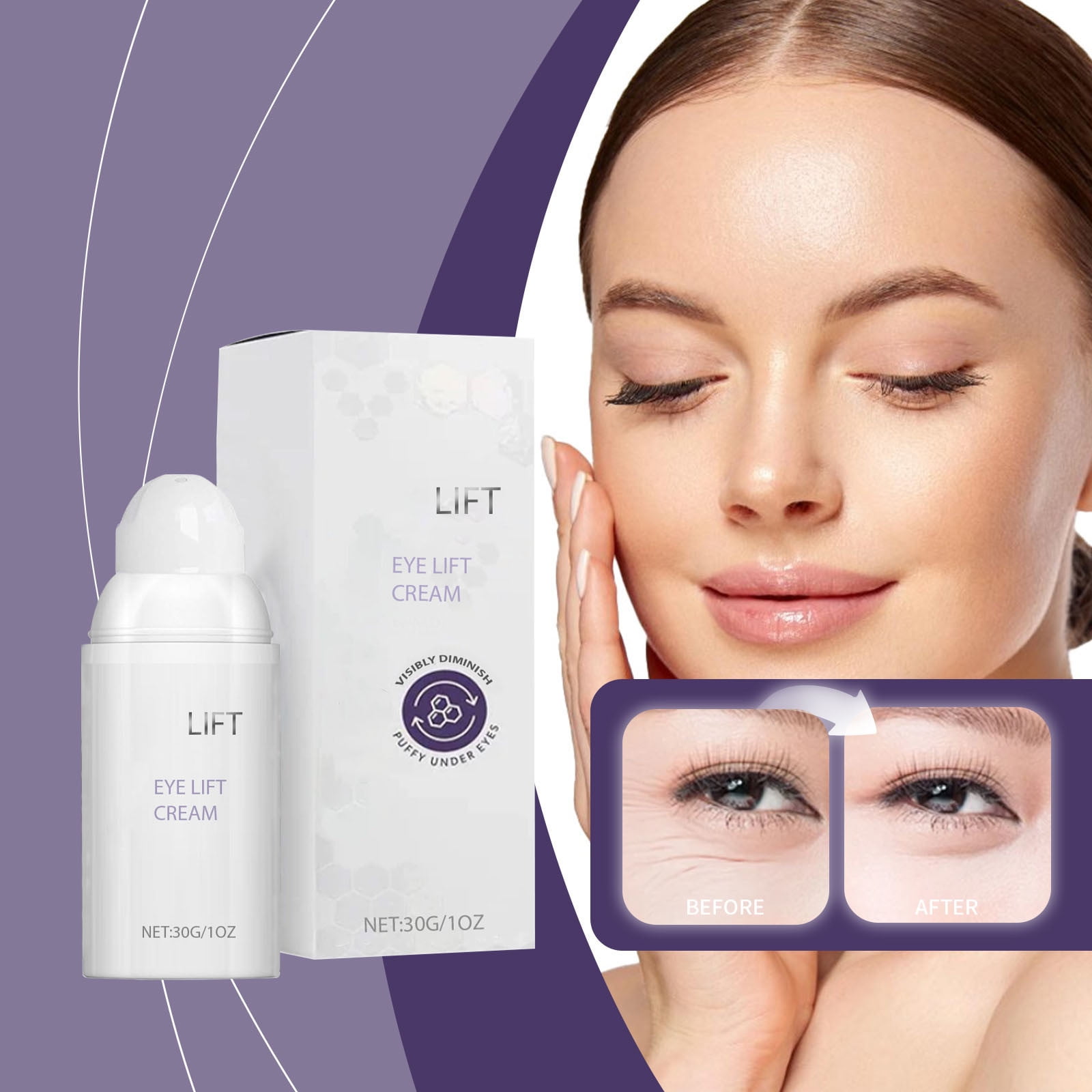 Antiwrinkle Firming Eye Cream | Eye Moisturizer for Dark Circles & Fine ...