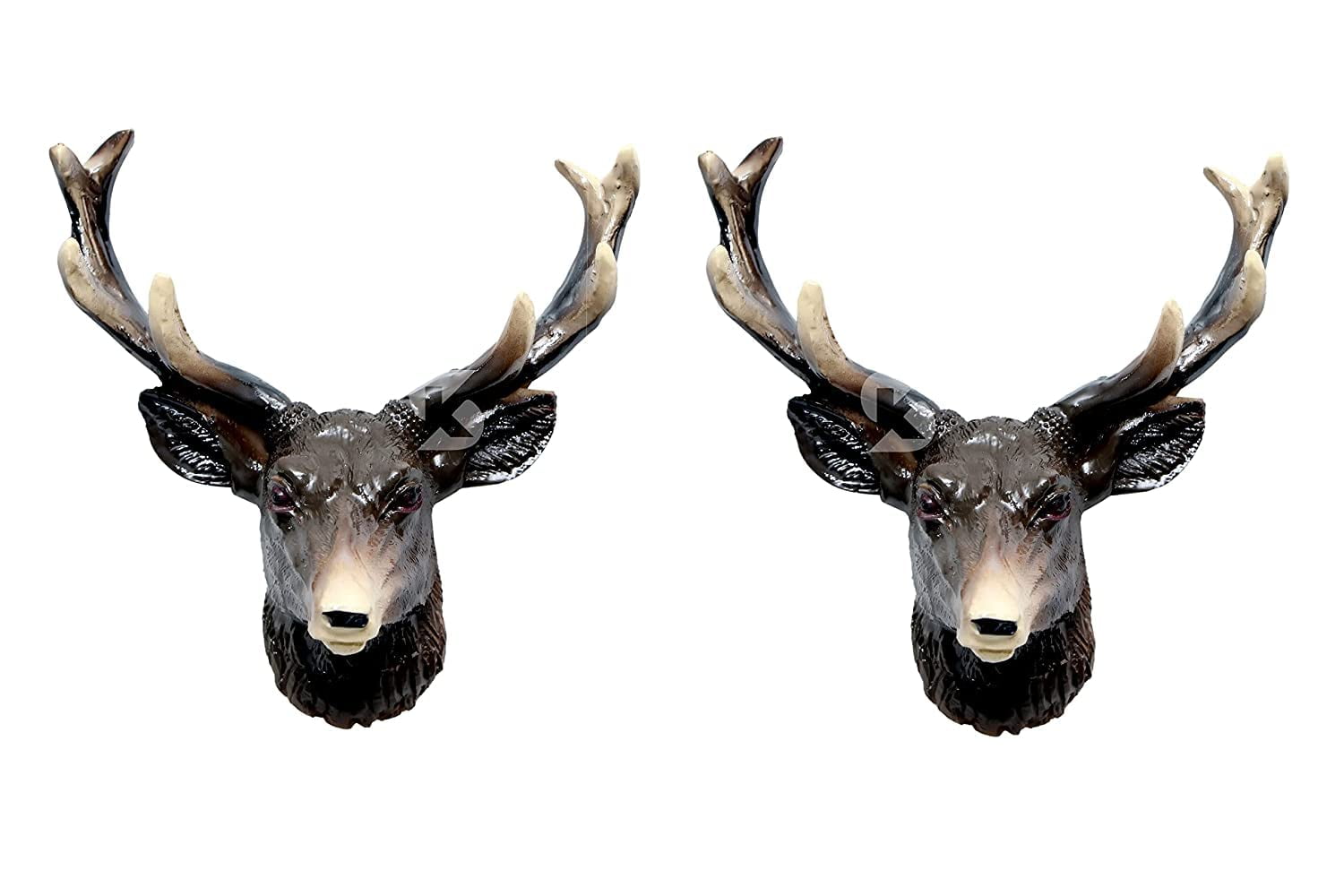 Antlantic Wood Store Amazing Hand Painted Deer Head Souvenir Magnets ...