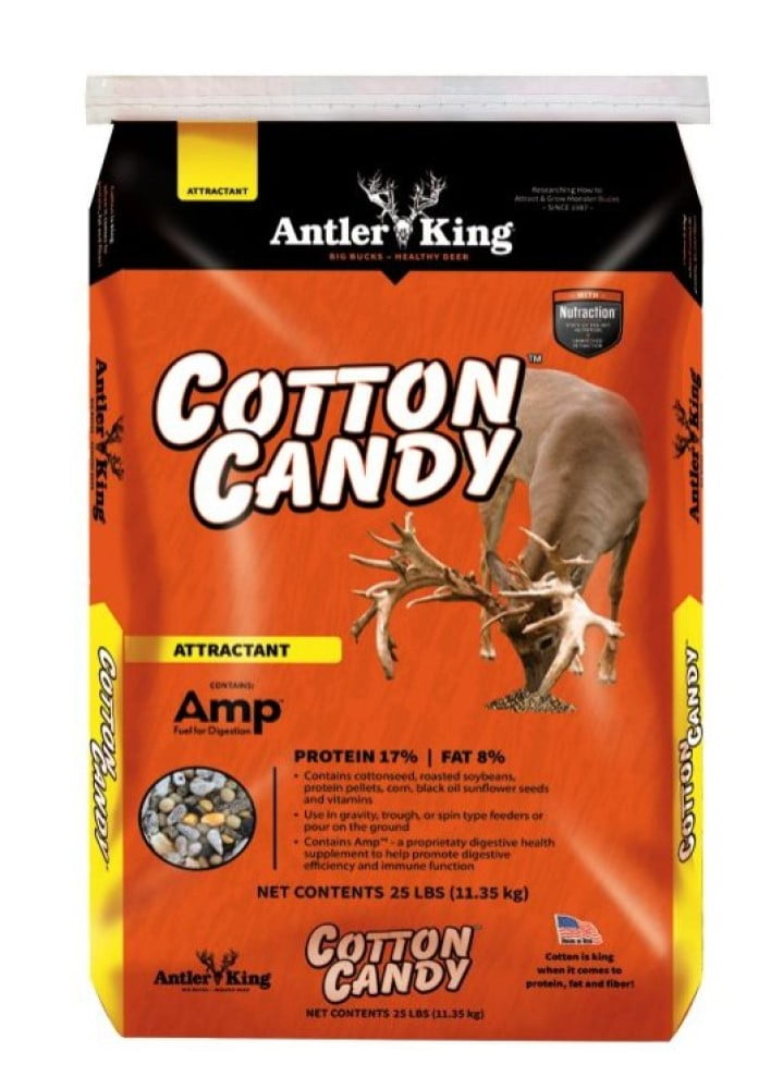 Antler King Cotton Candy Deer Attractant 25 lb Bag with Corn and ...