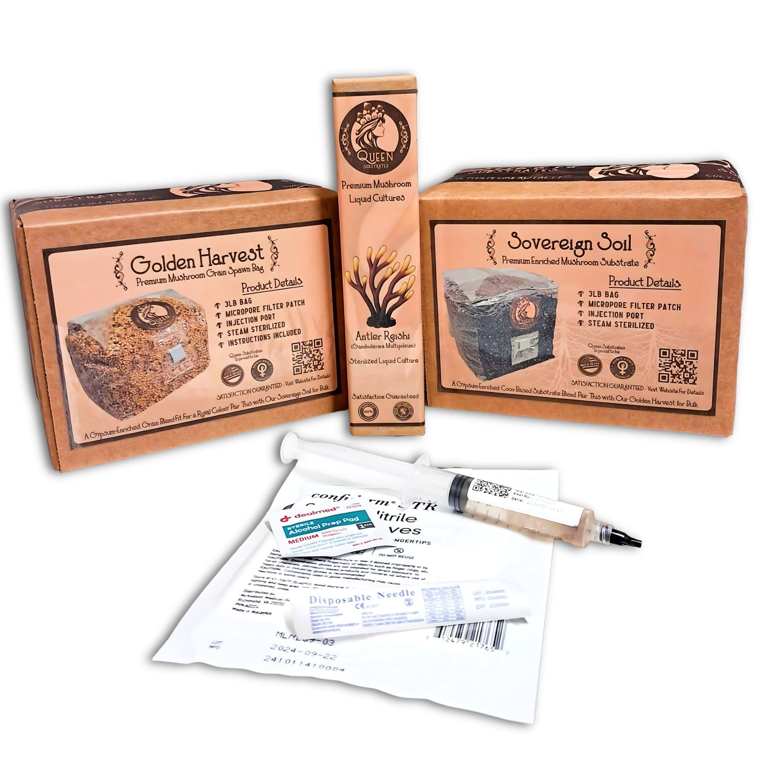 Antler Reishi Mushroom | 6LB All-In-One Mushroom Grow Kit - Walmart.com