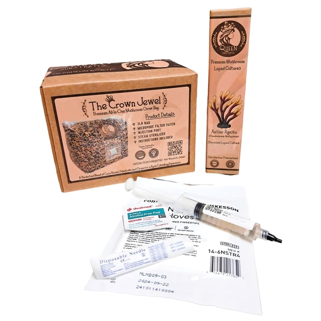 Antler Reishi Mushroom | 3LB All-In-One Mushroom Grow Kit - Walmart ...