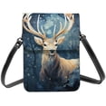 Antler Whitetail Deer Hunting Art Cell Phone Purse Small Crossbody Bag ...