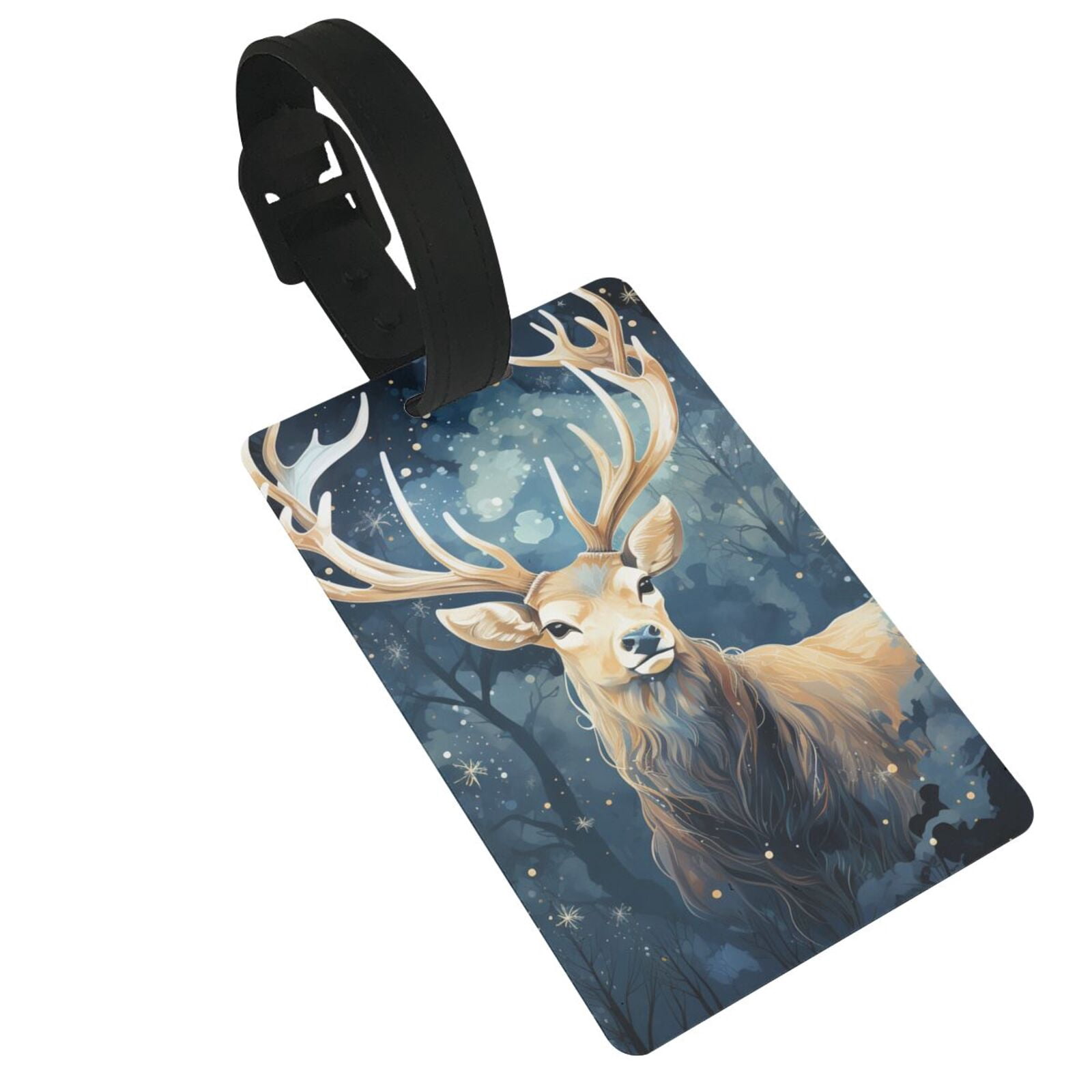 Antler Whitetail Deer Hunting Art Luggage Tags Suitcases ID Baggage ...