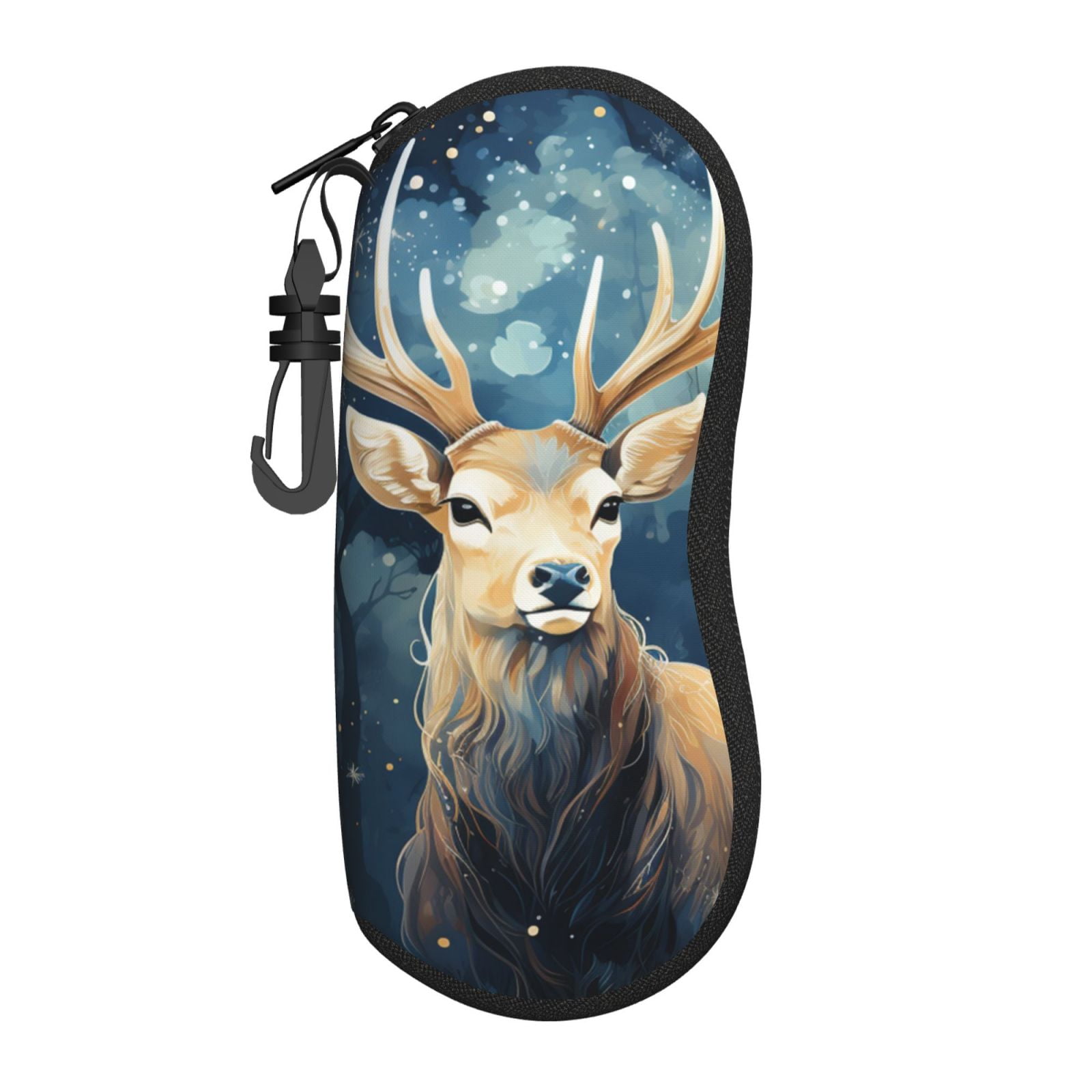 Antler Whitetail Deer Hunting Art Sunglasses Case Travel Zipper ...