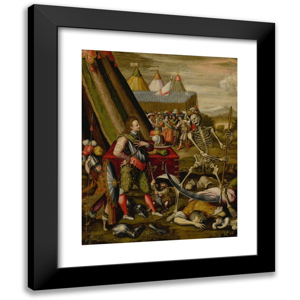 Antoine Caron 12x14 Black Modern Framed Museum Art Print Titled - The ...