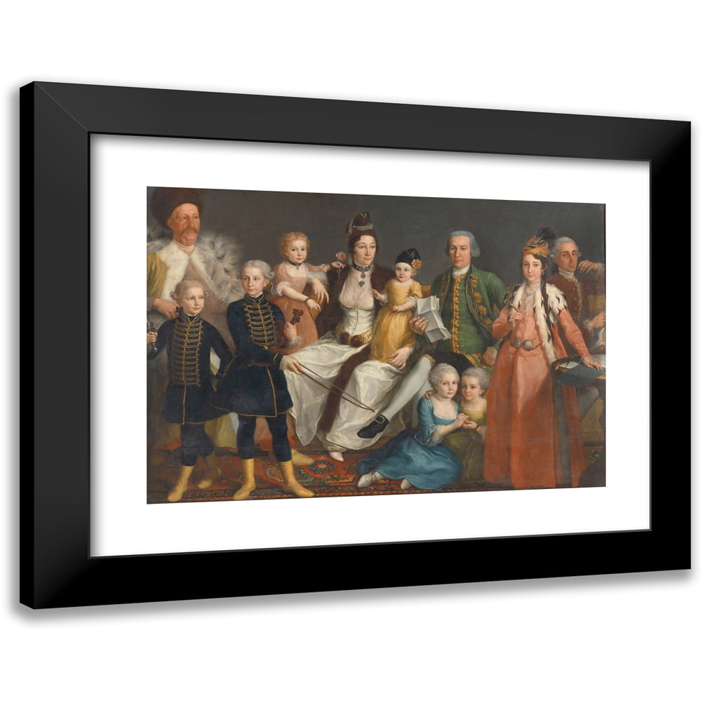 Antoine De Favray 18x14 Black Modern Framed Museum Art Print Titled ...