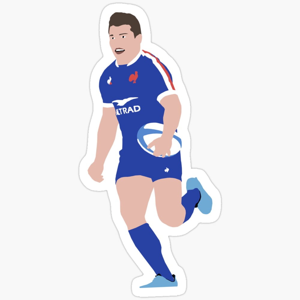 Antoine Dupont France Rugby Sticker Phone Decal Water Bottle Stickers ...