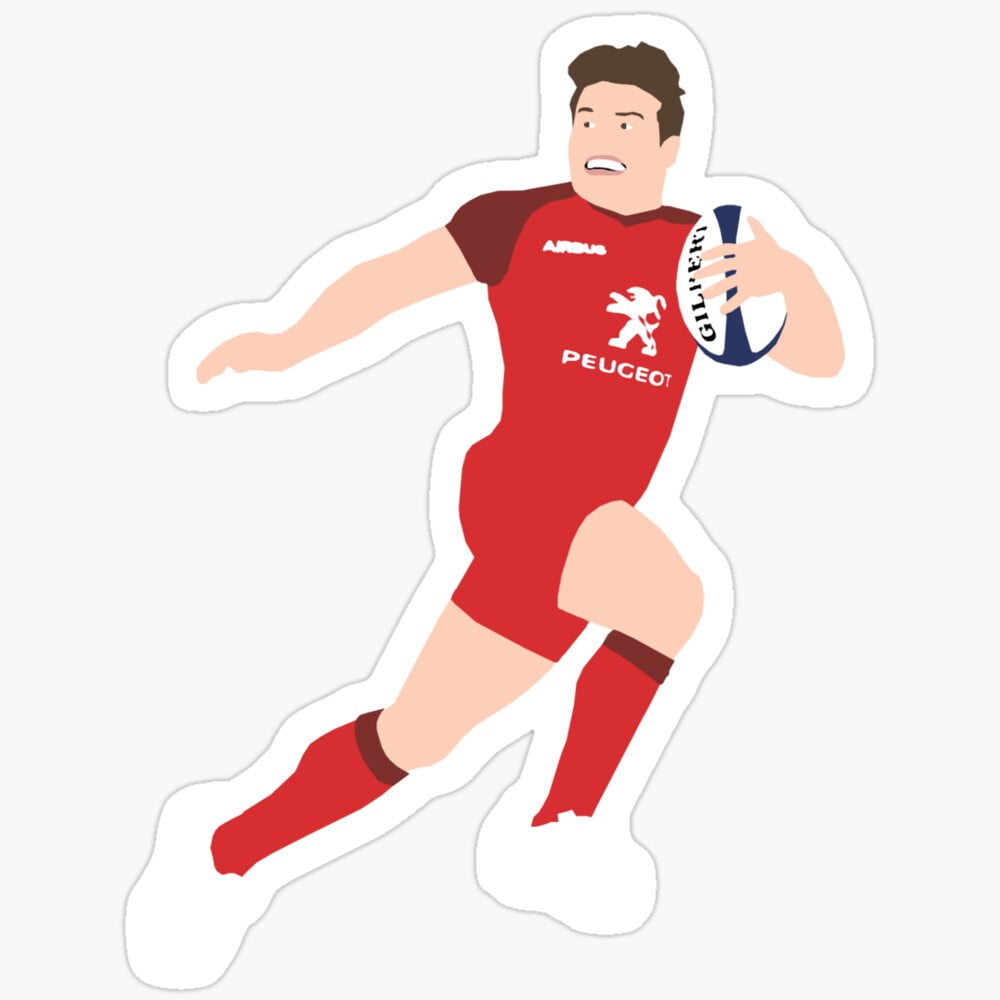 Antoine Dupont - Toulouse Sticker Phone Decal Water Bottle Stickers Car ...