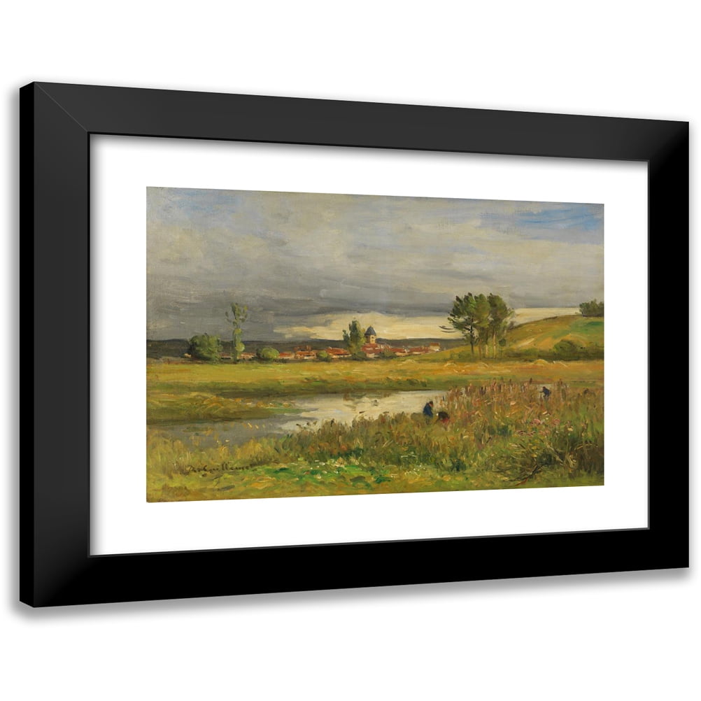 Antoine Guillemet 24x18 Black Modern Framed Museum Art Print Titled ...