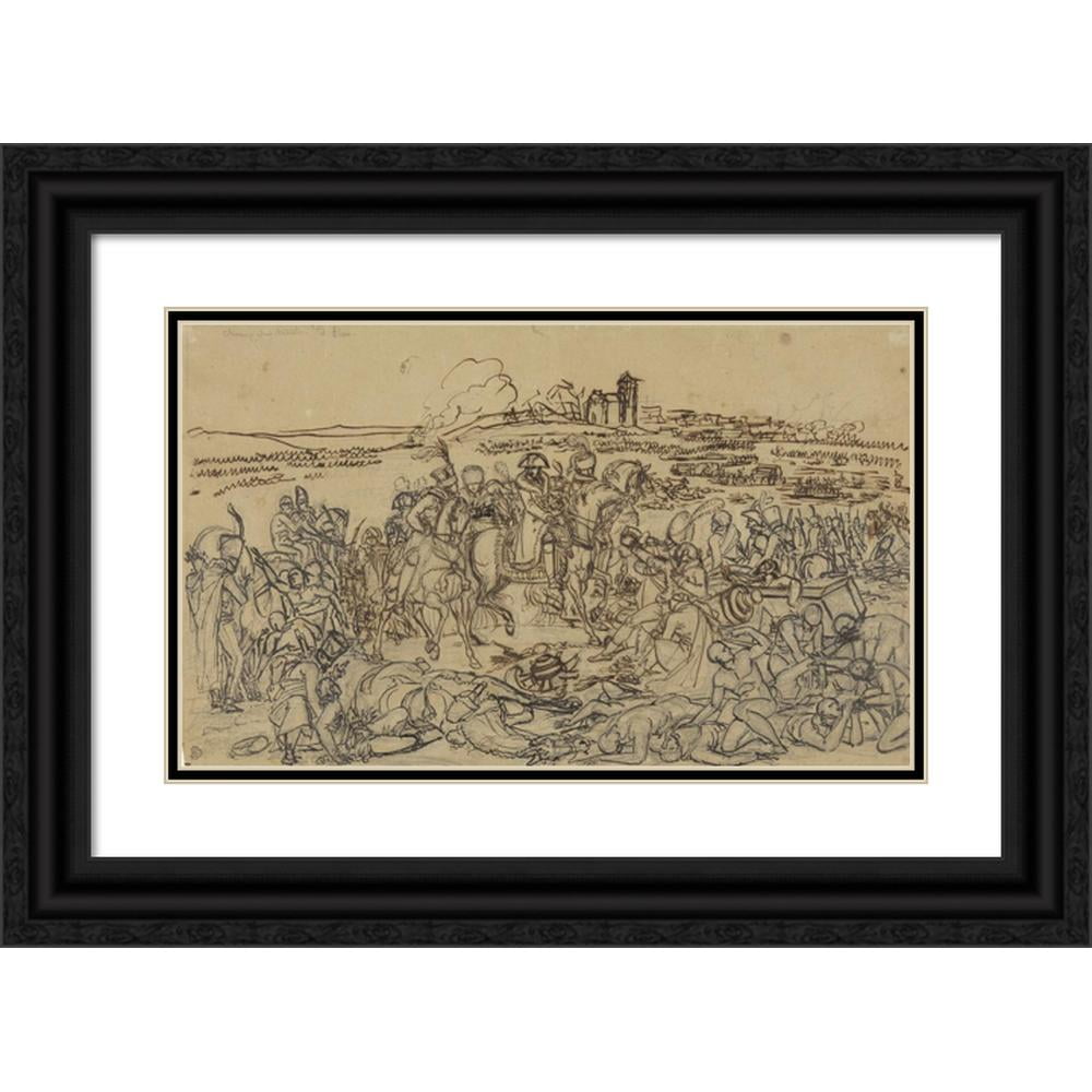 Antoine-Jean Gros 14x11 Black Ornate Wood Framed Double Matted Museum ...
