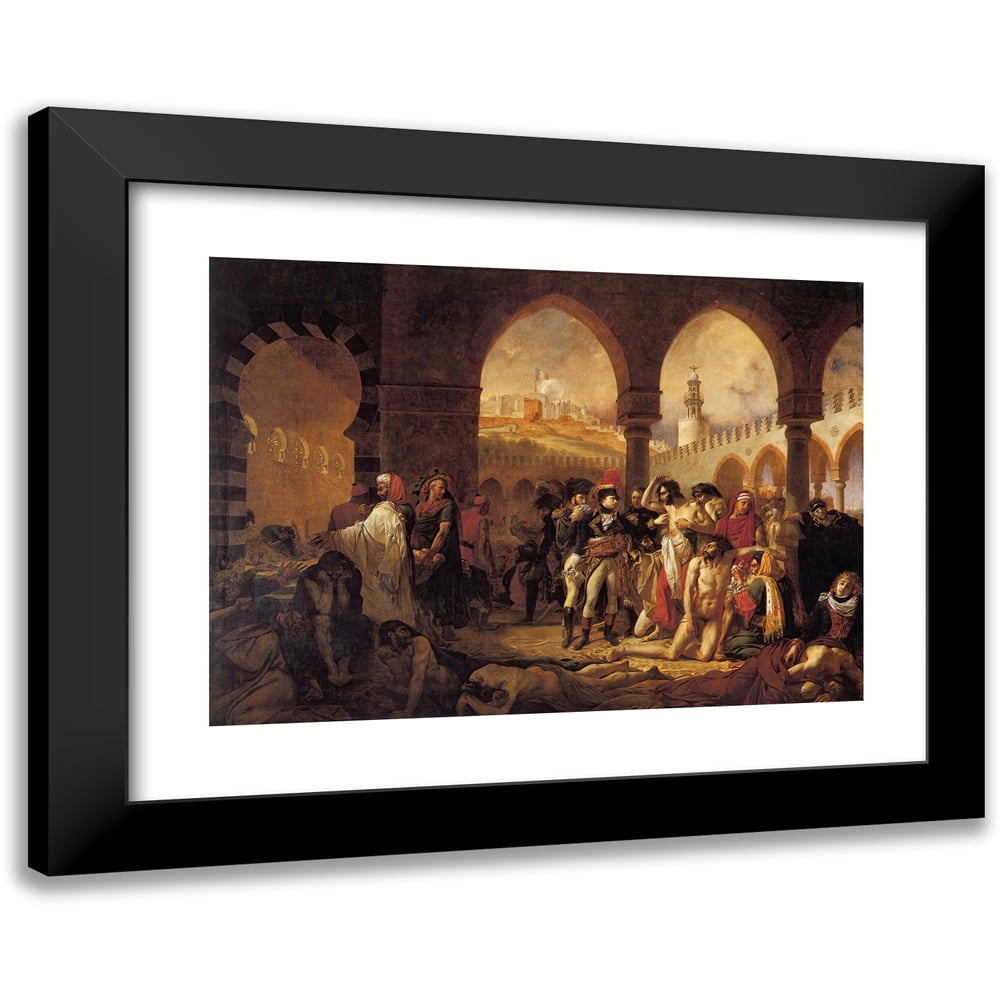 Antoine-Jean Gros 18x14 Black Modern Framed Museum Art Print Titled ...
