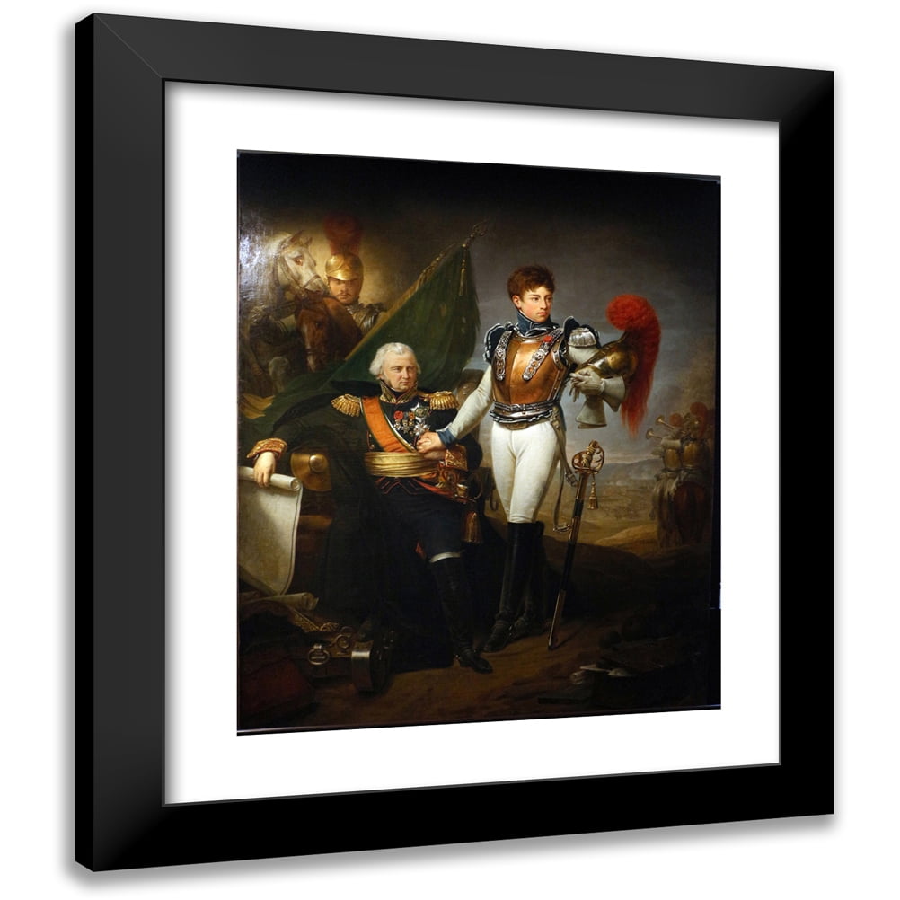 Antoine-Jean Gros 20x24 Black Modern Framed Museum Art Print Titled ...