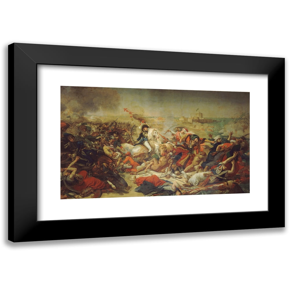 Antoine-Jean Gros 24x16 Black Modern Framed Museum Art Print Titled ...