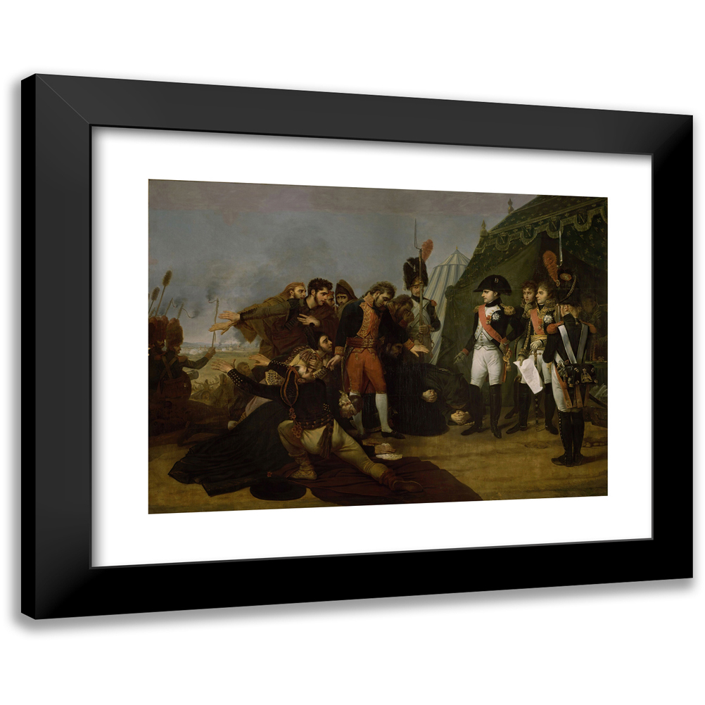 Antoine-Jean Gros 24x18 Black Modern Framed Museum Art Print Titled ...