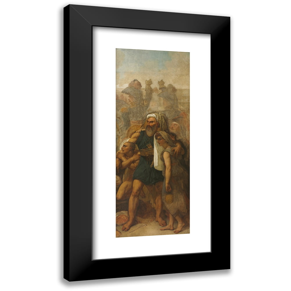 Antoine-Jean Gros 9x18 Black Modern Framed Museum Art Print Titled ...