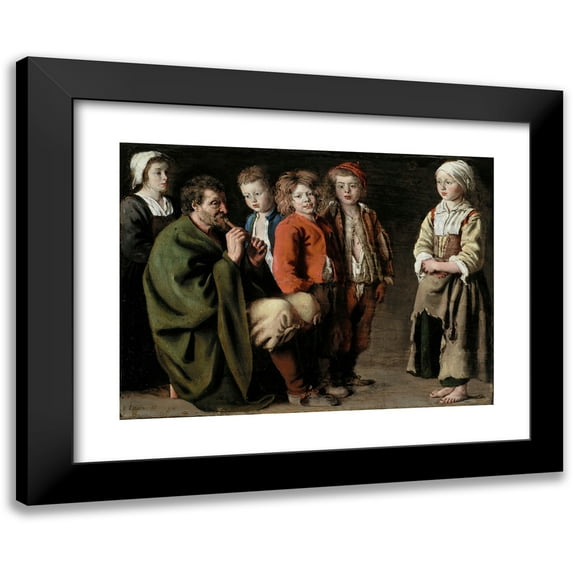 Antoine Le Nain 14x11 Black Modern Framed Museum Art Print Titled - The ...