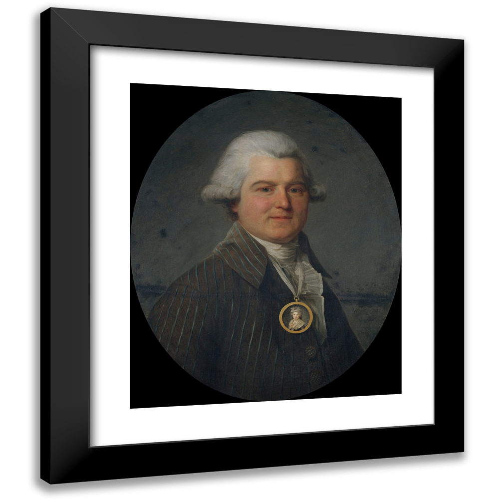 Antoine Vestier 12x14 Black Modern Framed Museum Art Print Titled ...