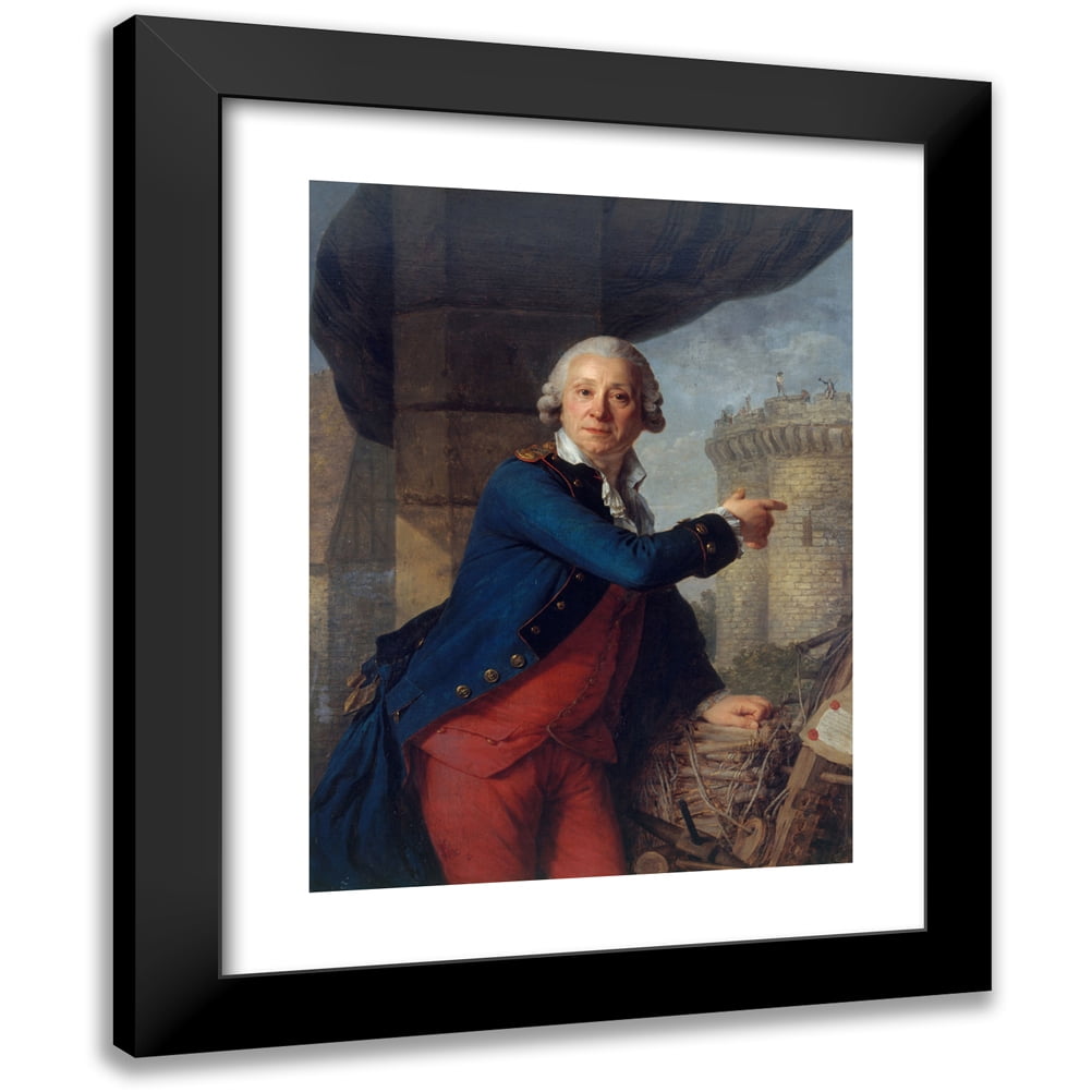 Antoine Vestier 19x24 Black Modern Framed Museum Art Print Titled ...