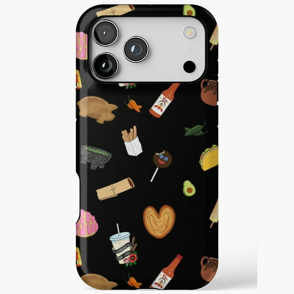 Antojitos Mexican Snack Black Design Phone Case Compatible iPhone 17 ...