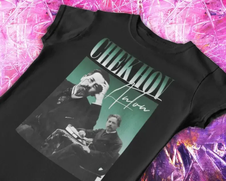 Anton Chekhov T-Shirt | Y2K, 90s, Famous Writers, Uncle Vanya, The ...