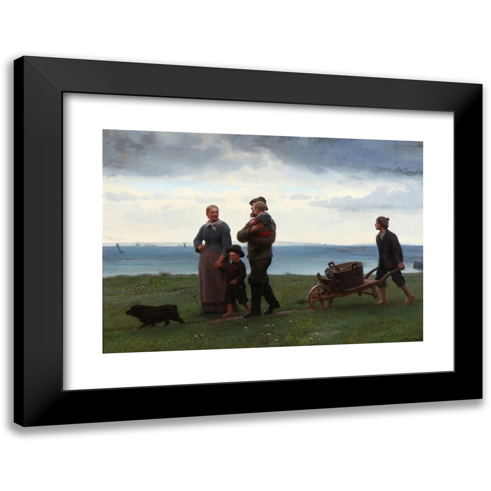 Anton Dorph 24x18 Black Modern Framed Museum Art Print Titled - At Dusk ...