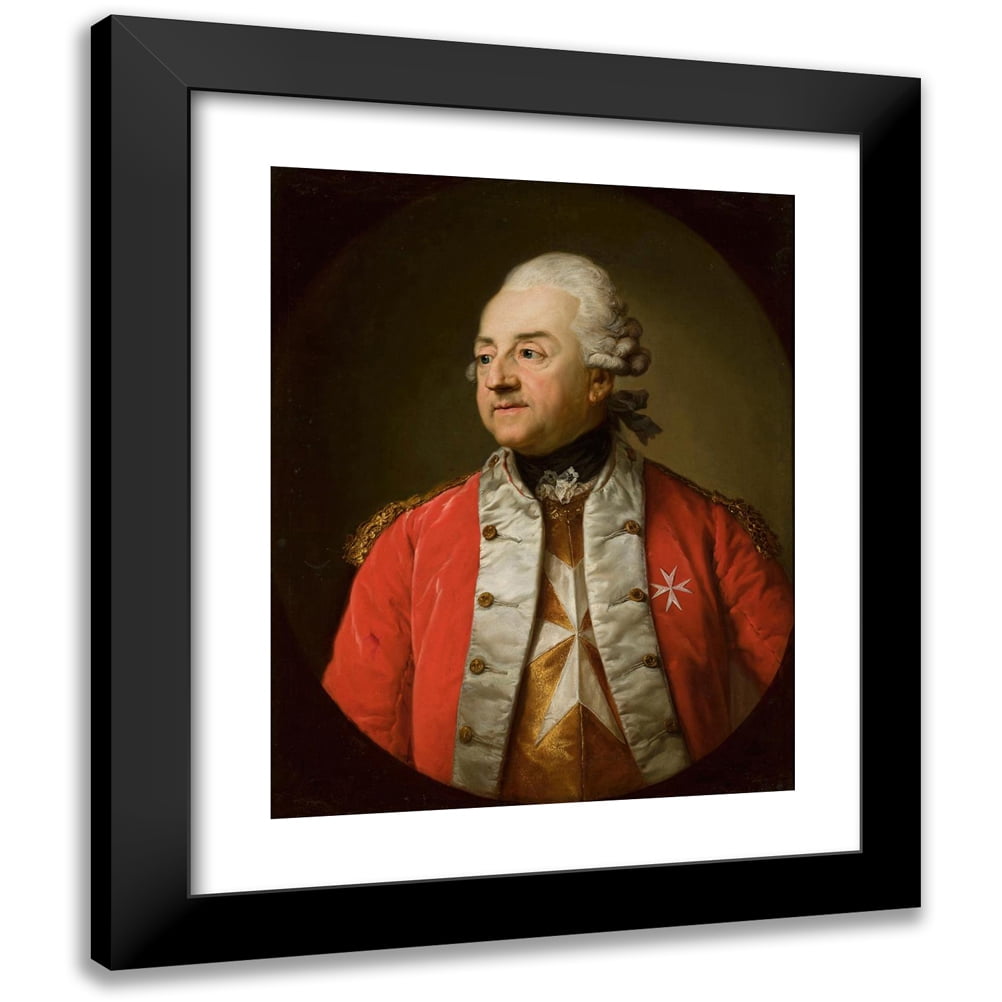 Anton Graff 12x14 Black Modern Framed Museum Art Print Titled ...