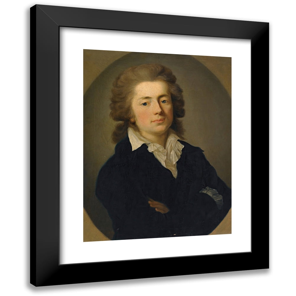 Anton Graff 19x24 Black Modern Framed Museum Art Print Titled ...