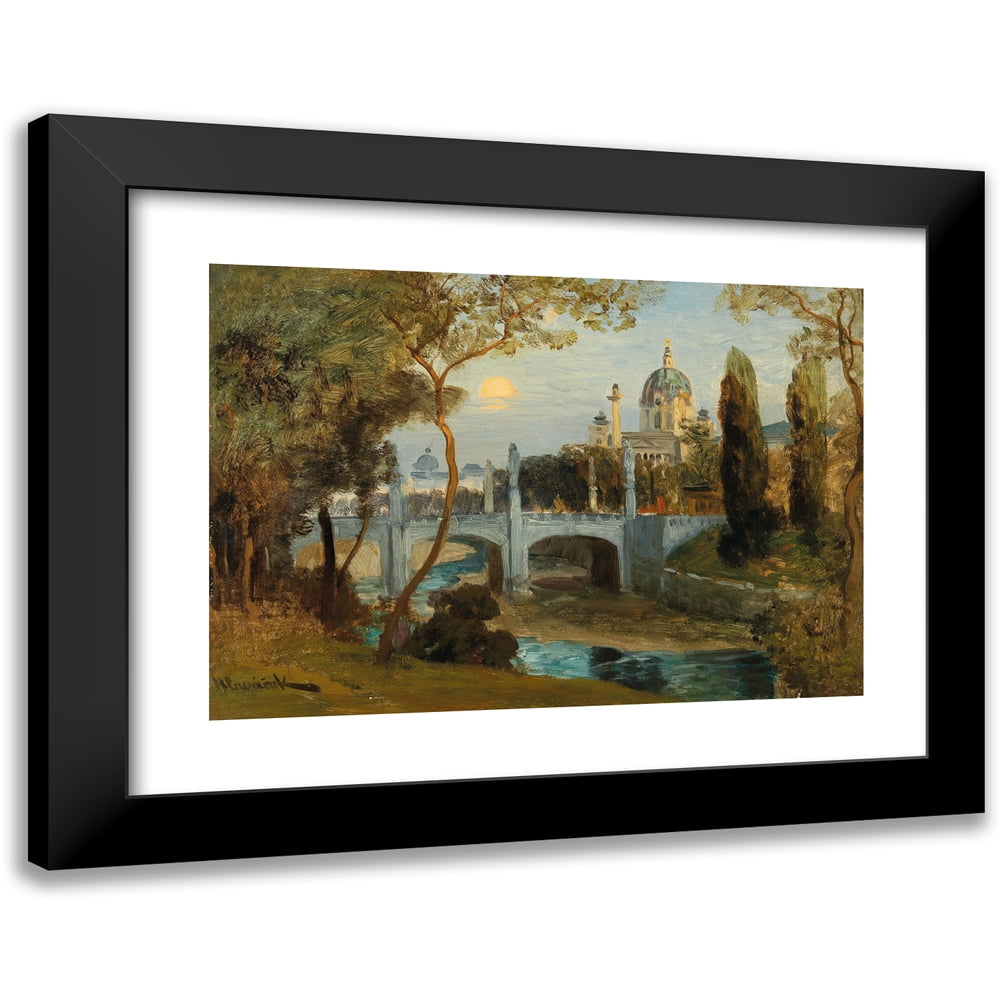 Anton Hlavacek 18x14 Black Modern Framed Museum Art Print Titled - A ...