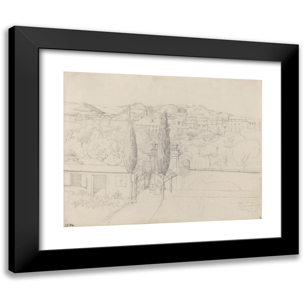 Anton Krüger 14x12 Black Modern Framed Museum Art Print Titled - View ...