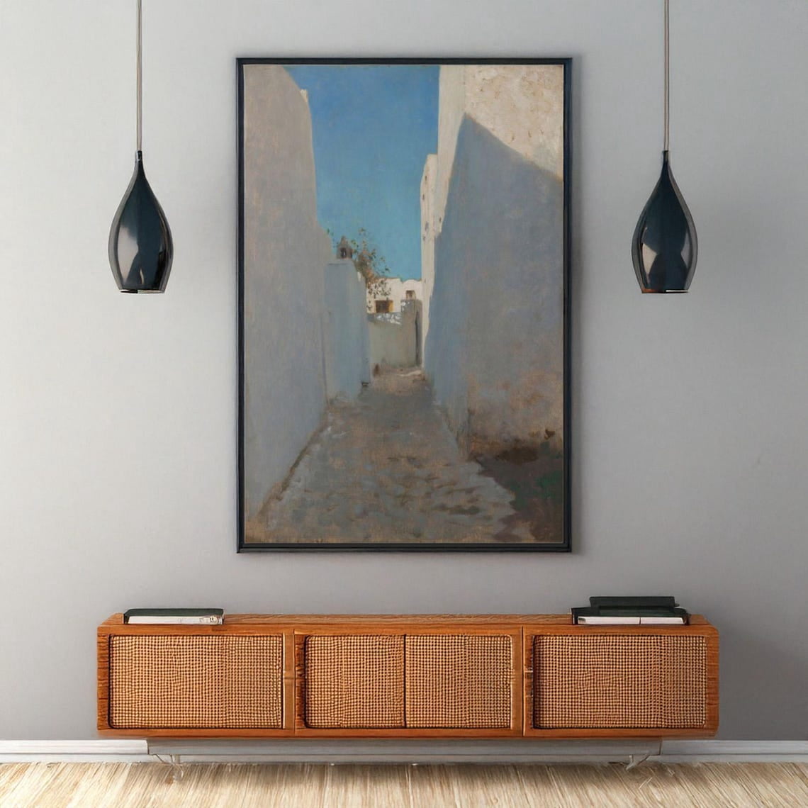 Anton Mauve Milking Corner Farmhouse Country Landscape Art, Unframed ...