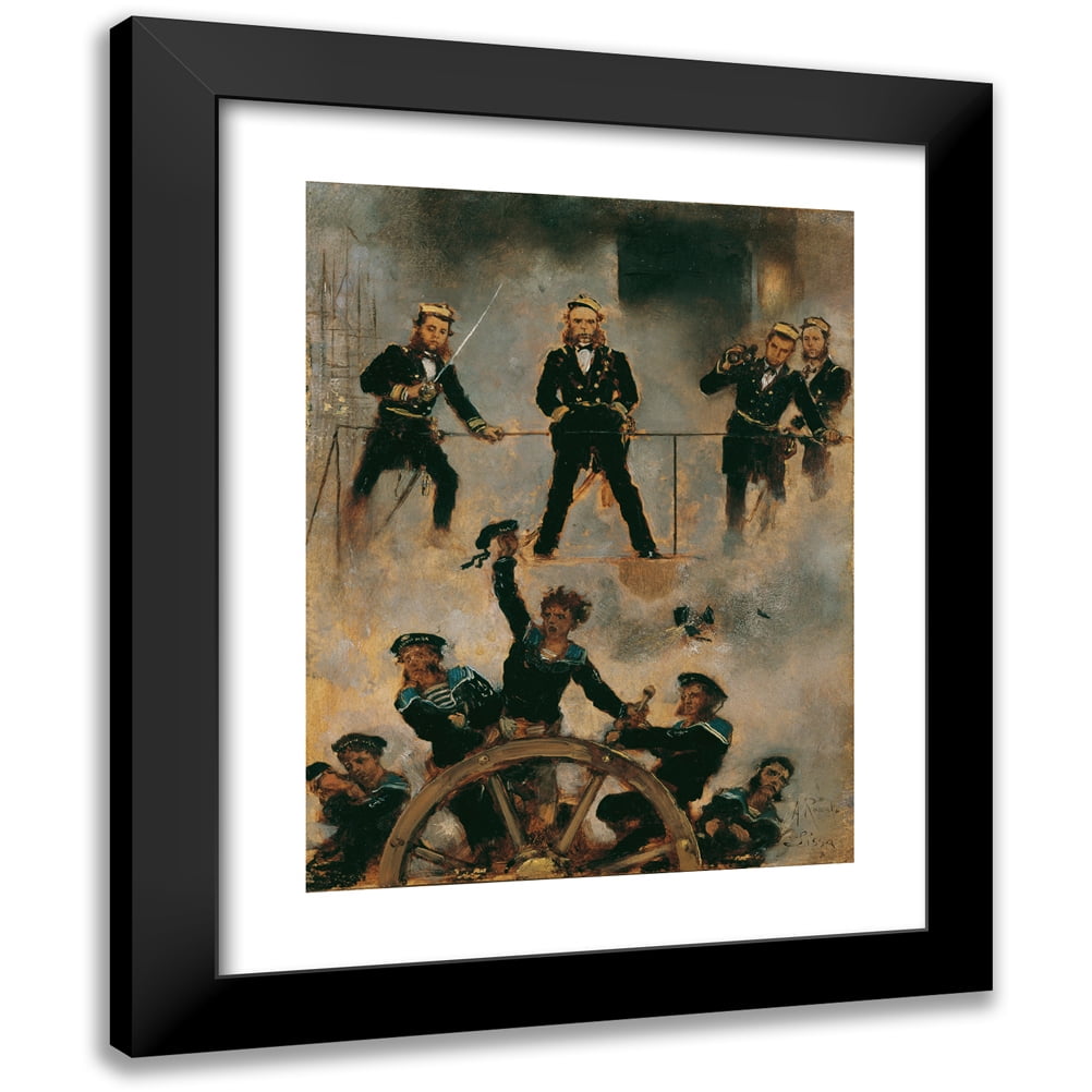 Anton Romako 15x18 Black Modern Framed Museum Art Print Titled ...