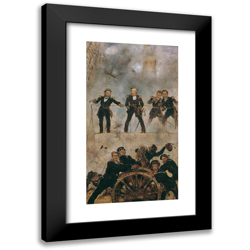 Anton Romako 15x24 Black Modern Framed Museum Art Print Titled ...