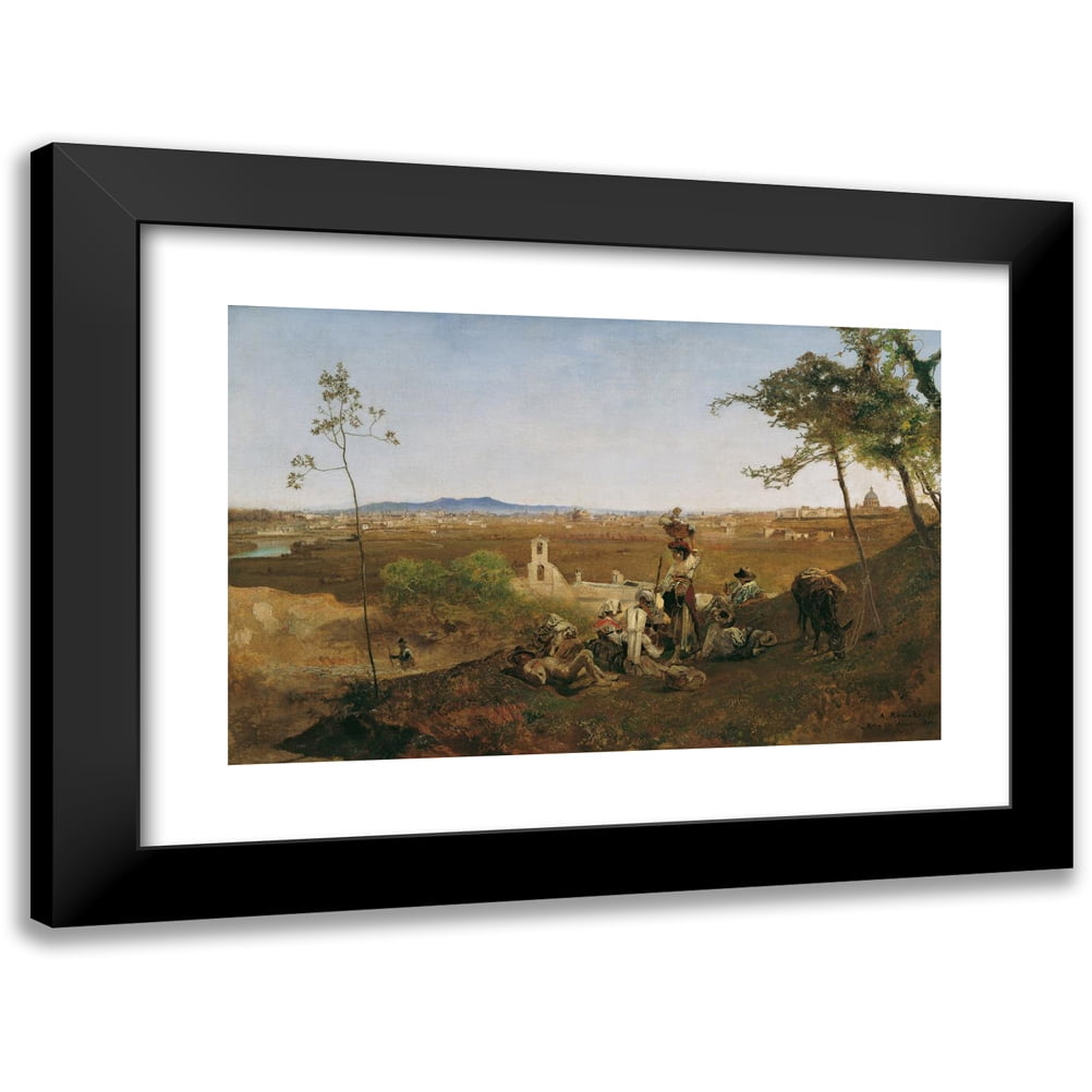 Anton Romako 24x17 Black Modern Framed Museum Art Print Titled - View ...