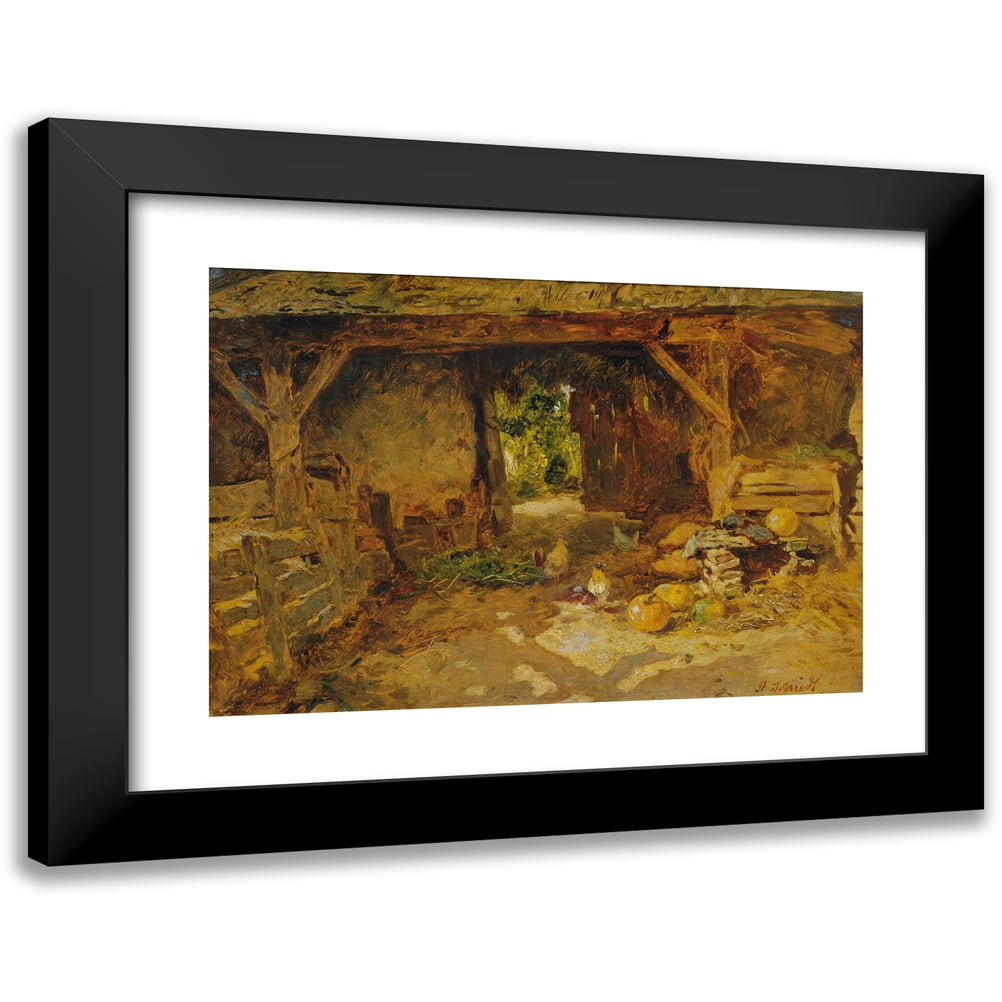 Anton Schrödl 24x18 Black Modern Framed Museum Art Print Titled ...
