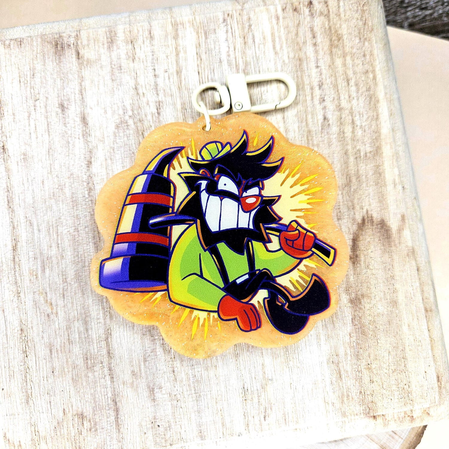 Antonblast Acrylic Keychain, Dynamite Anton (1 keychain) - Walmart.com