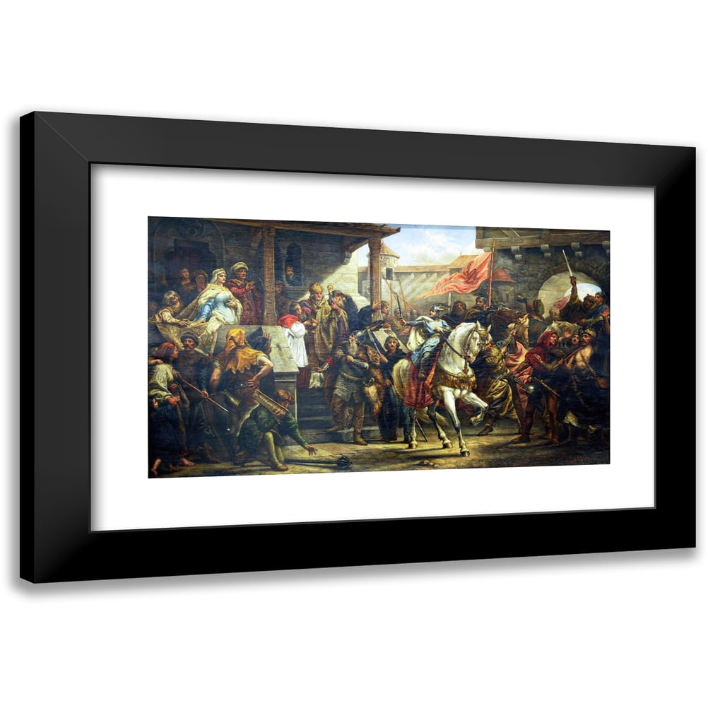 Antoni Zembaczyński 24x15 Black Modern Framed Museum Art Print Titled ...