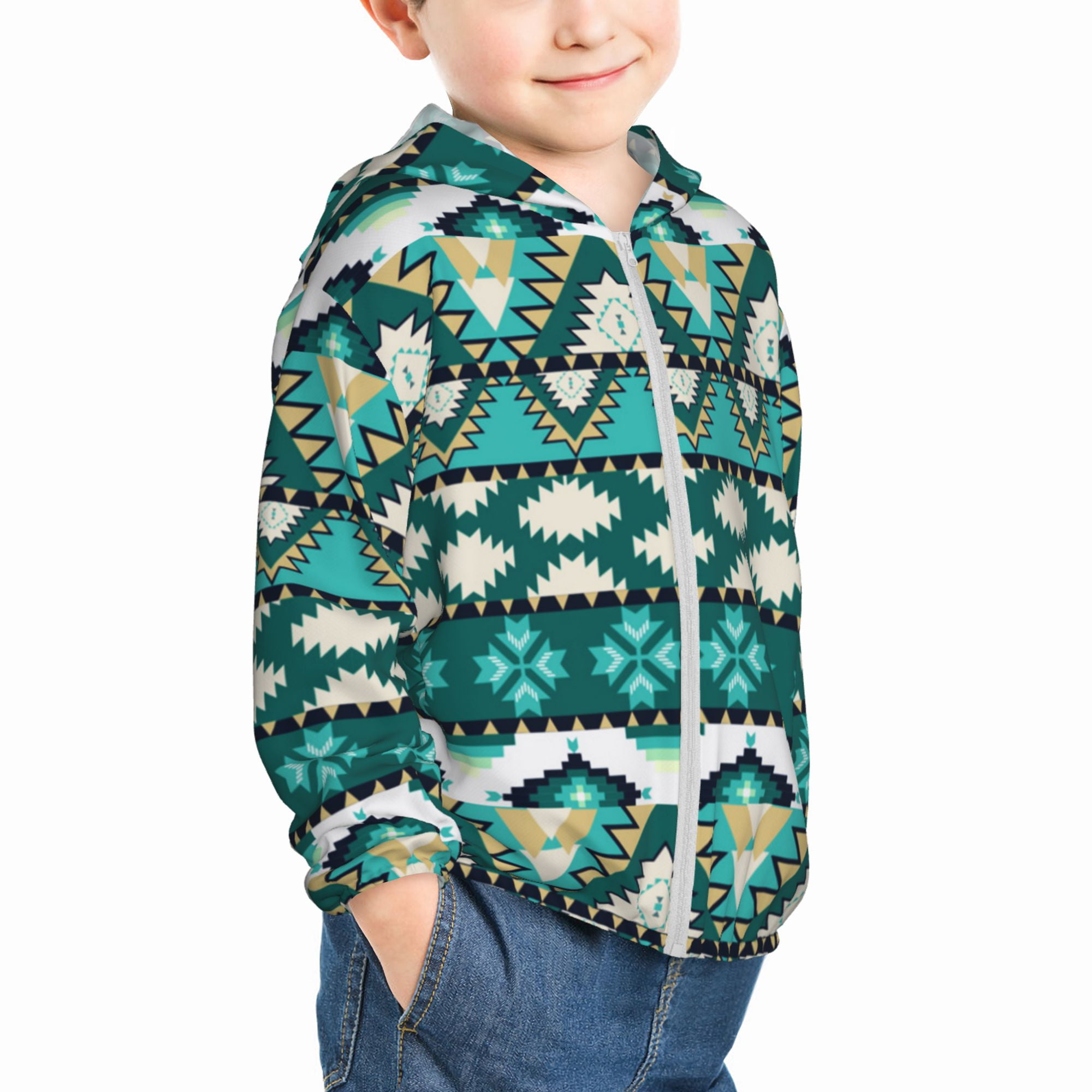 Antonia Montoya Kids Zip-Up Hoodie Girls Boys Sun Protection Jacket Hooded Cooling Shirt ...